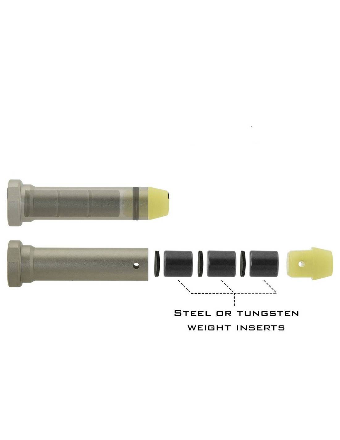 Tungsten AR15 Buffer Weight (H1, H2, H3)
