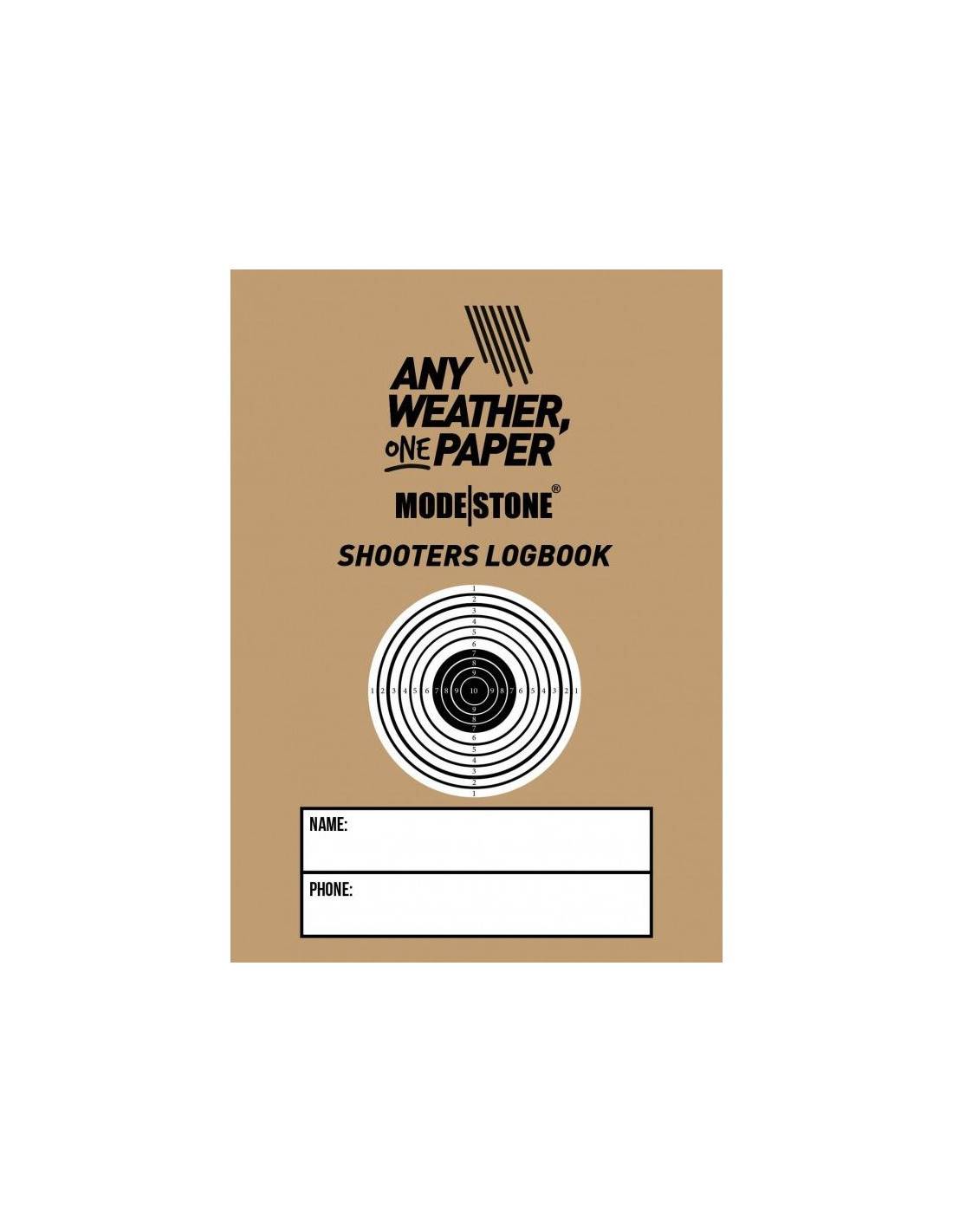 Shooters Logbook A6 | Modestone