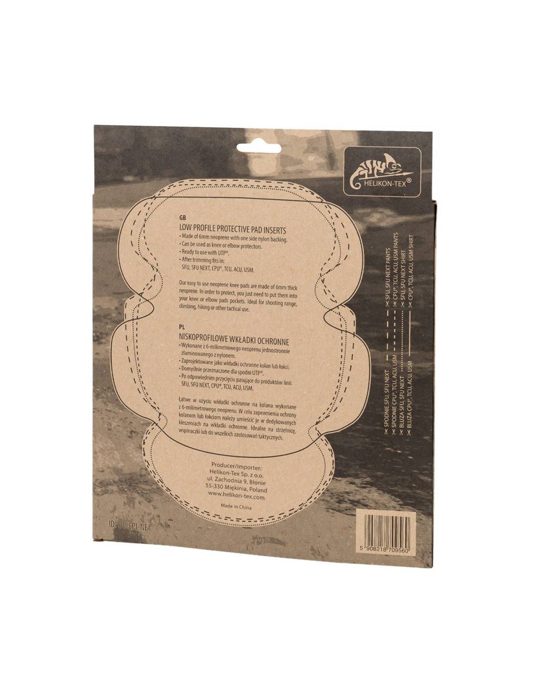 Low-Profile Protective Pad Inserts | Helikon-Tex