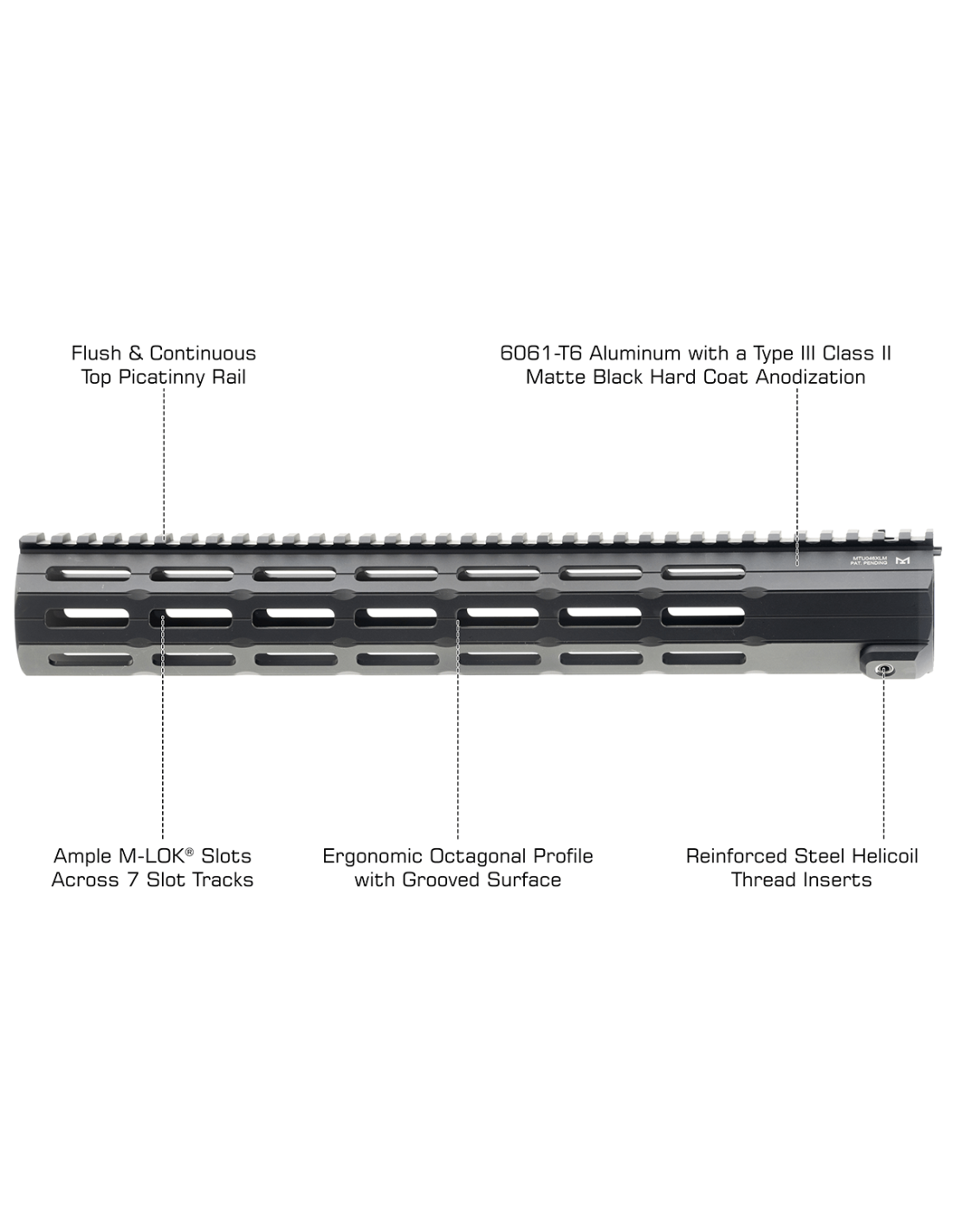 Super Slim SD Free Float M-LOK® handguard | UTG PRO®