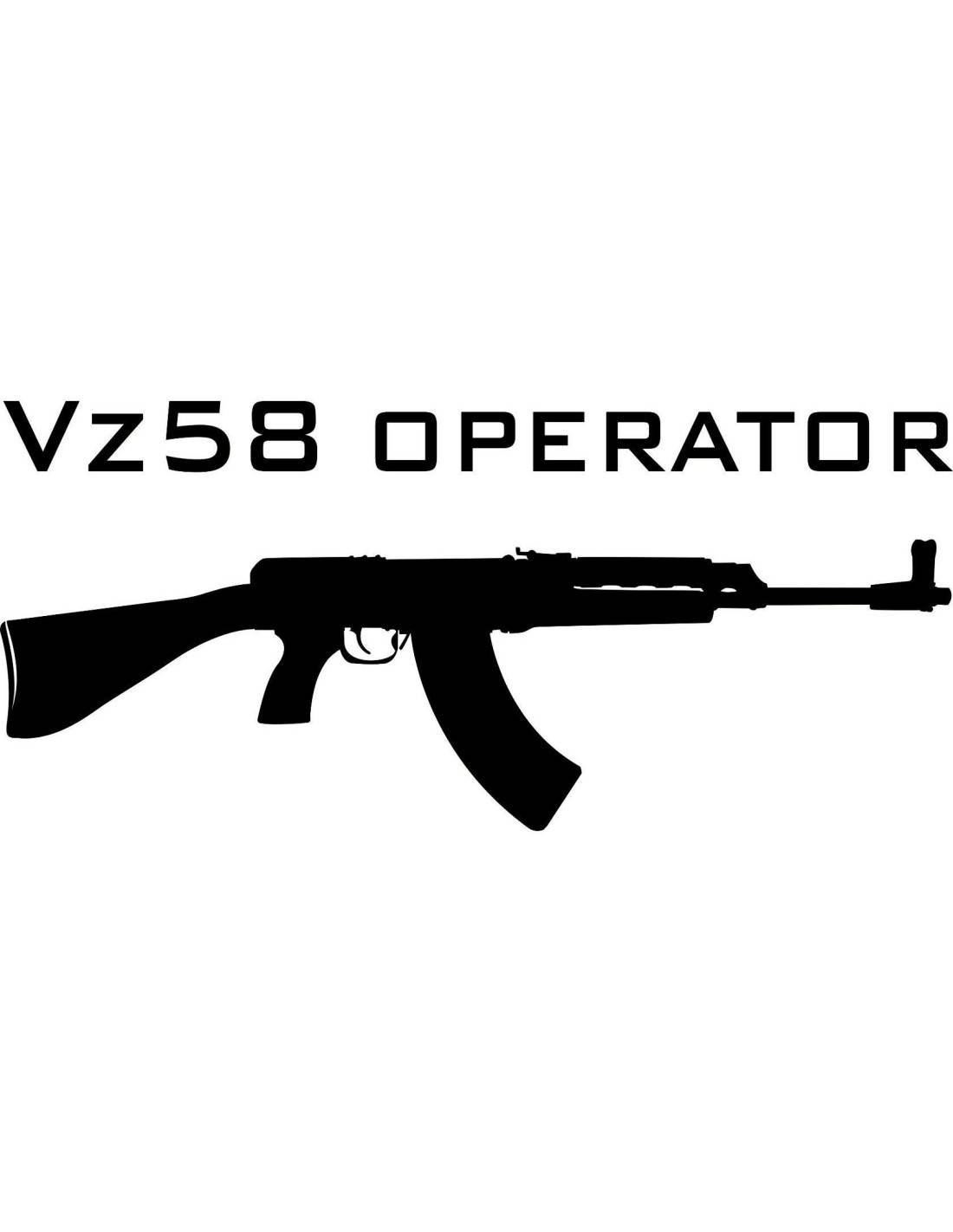 Vz58 Operator decal