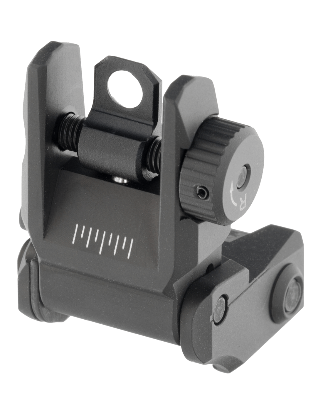 Rear Sight, Manual Flip-up, Tool-free Dual Aperture | UTG PRO®