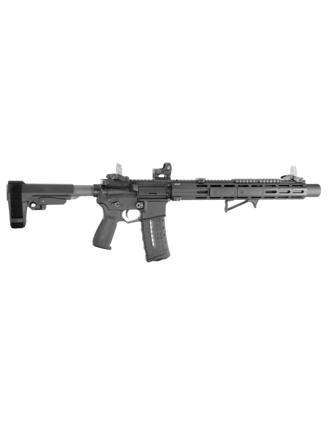 Rear Sight, Manual Flip-up, Tool-free Dual Aperture | UTG PRO®