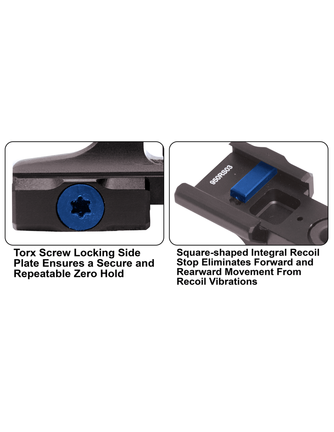 Super Slim Fixed Rear Sight, A2 Dual Aperture with 6/3 Drum | UTG®