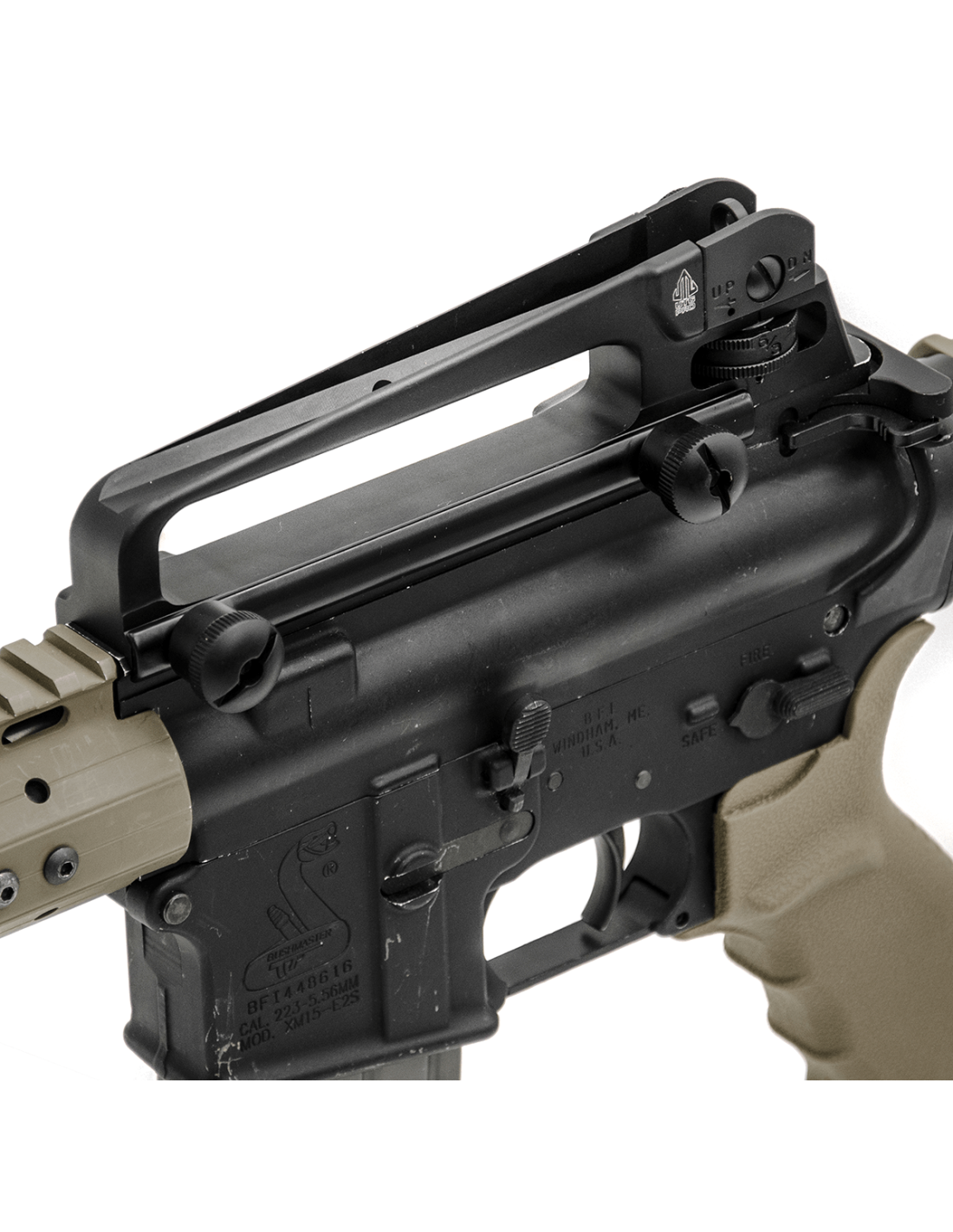 Forged Carry Handle, 7075-T6, A2 Dual Aperture with 6/3 Drum | UTG PRO®