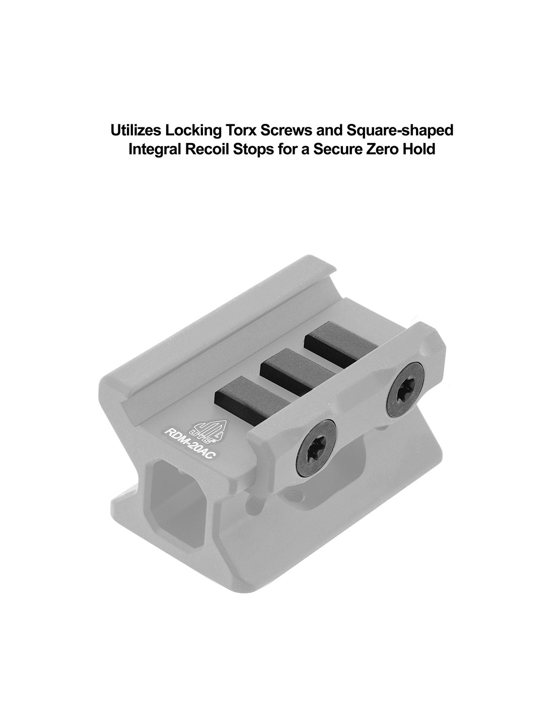 Super Slim RDM20 Mount, Absolute Co-witness (for Docter) | UTG®