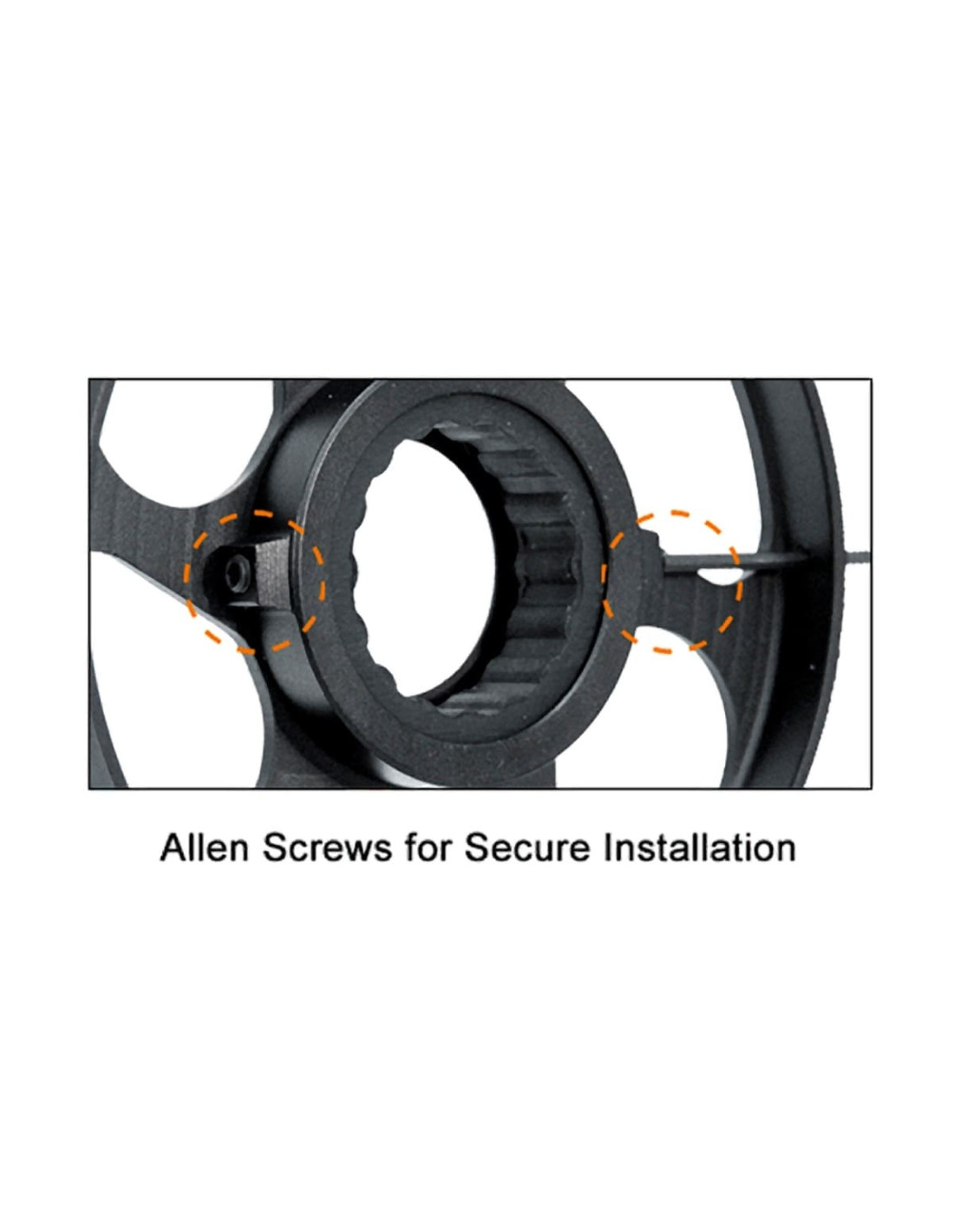 Add-on In Index Wheel for Side Wheel AO Scope-Black-60 mm | UTG®