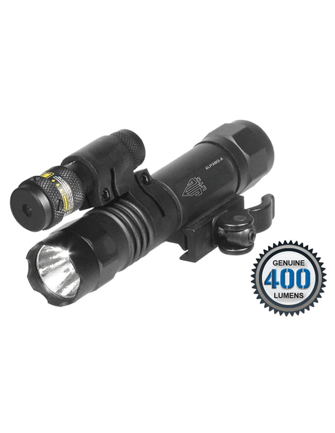UTG® Light/Red Laser Combo, QD Mount, 400 Lumen