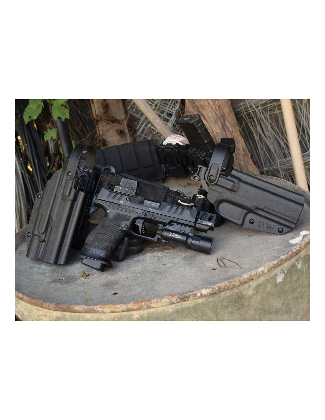 Walther PDP / PPQ Q5 / Q4 + Surefire X300U-A/B | Kane LVL3 Holster | BGS
