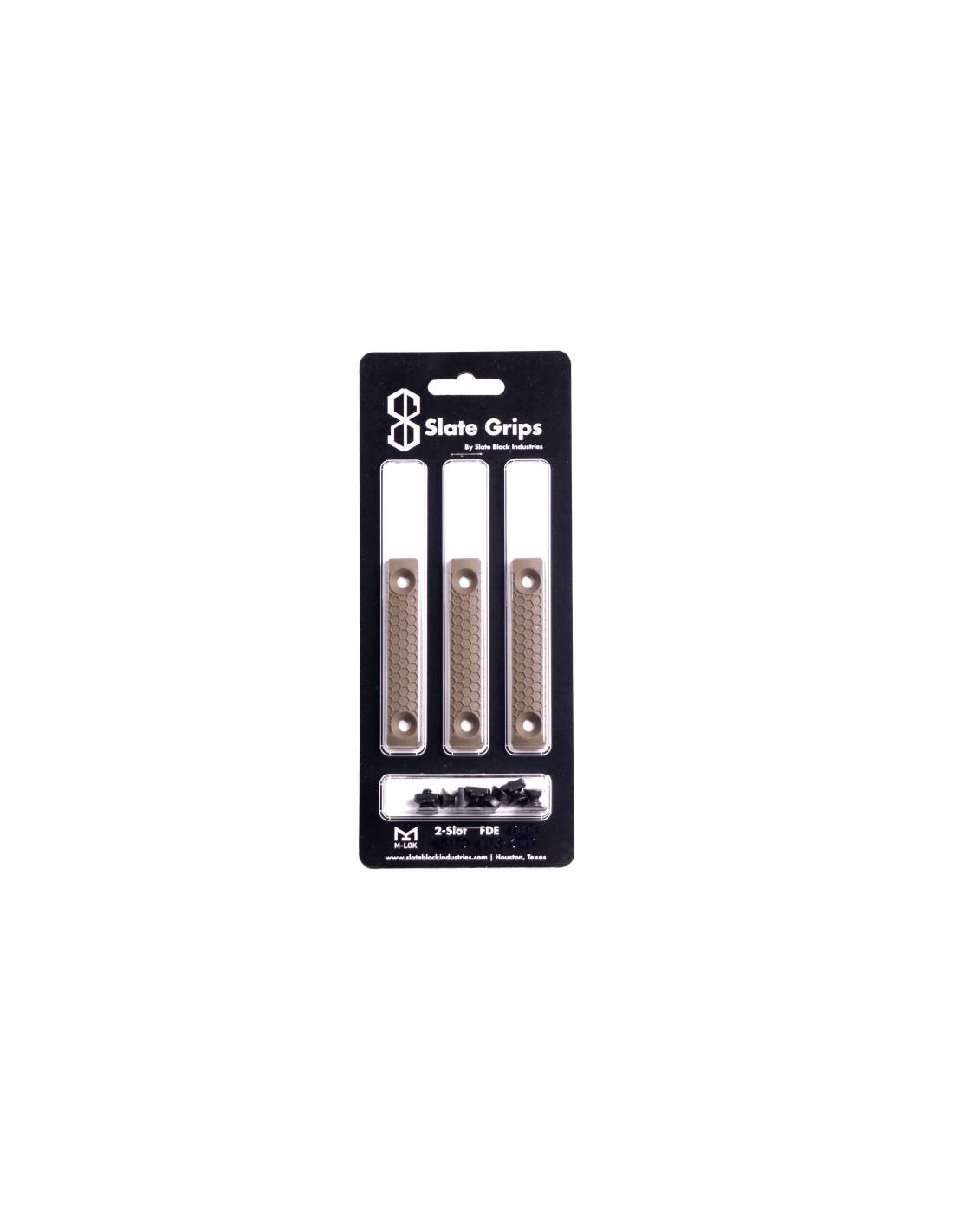 Slate Panels | 2-slot M-LOK (pack of 3)