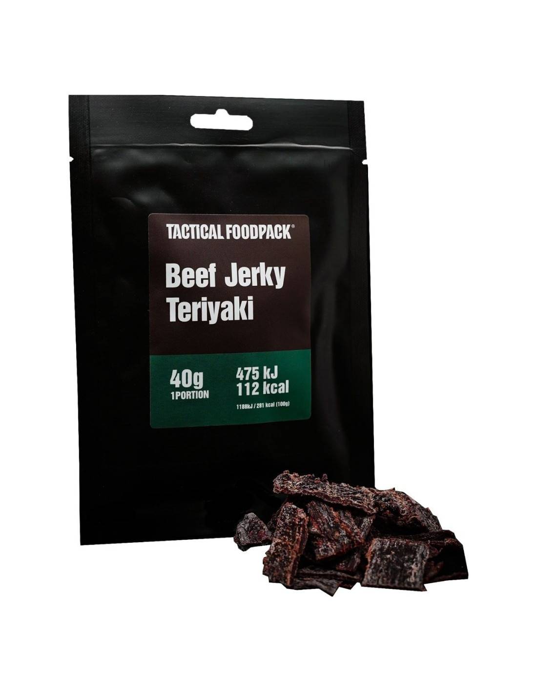 Beef Jerky Teriyaki | Tactical Foodpack